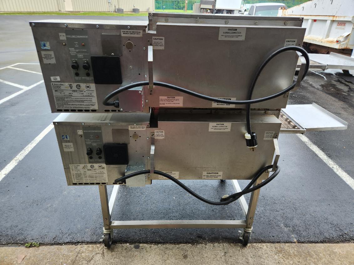 Lincoln Impinger 1132 Double Stack Conveyor Oven Pizza Equipment Company